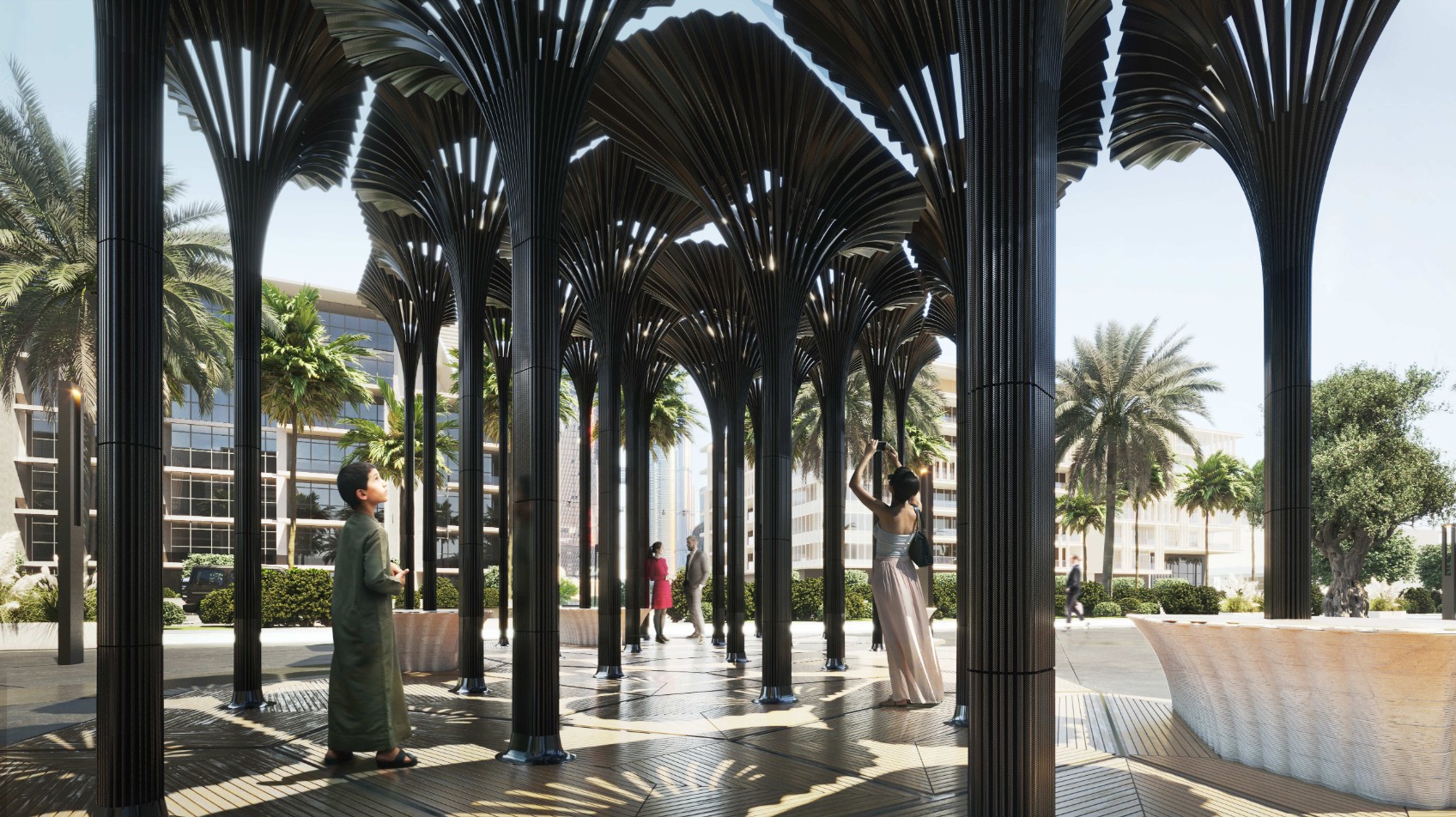 City Walk, Parametric Shades | BREP STUDIO
